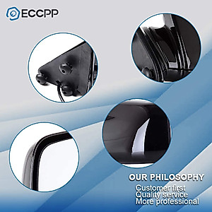 ECCPP Driver and Passenger Power Side View Mirrors Replacement Replacement fit For Chevy For GMC Pickup Truck SUV 15764757 15764758