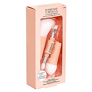 Physicians Formula 4-in-1 Makeup Brush and Sponge Set, 3 Premium Brushes In One and Precision Makeup Sponge, For Powder and Liquid Make up