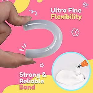 50pcs Full Size Hot Glue Sticks for Large Glue Gun, 0.43x6 inches Large Glue Sticks, Bulk-Pack for Arts Crafts DIY Fabric Gluing & More