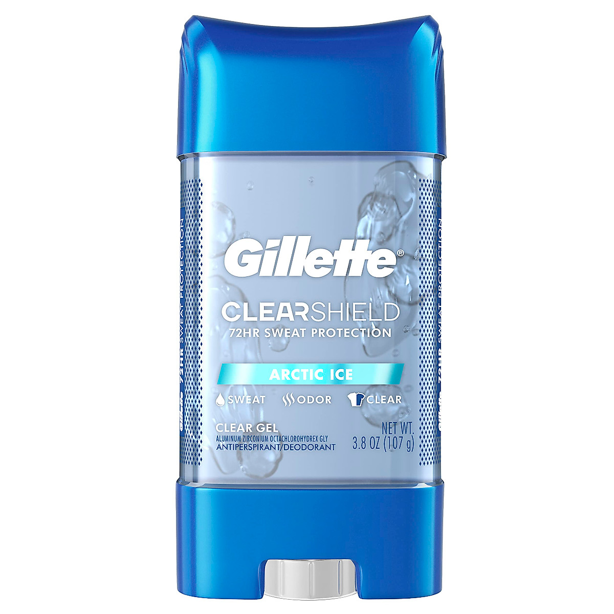 Gillette Antiperspirant and Deodorant for Men, Clear Gel, Artic Ice, 3.8oz
