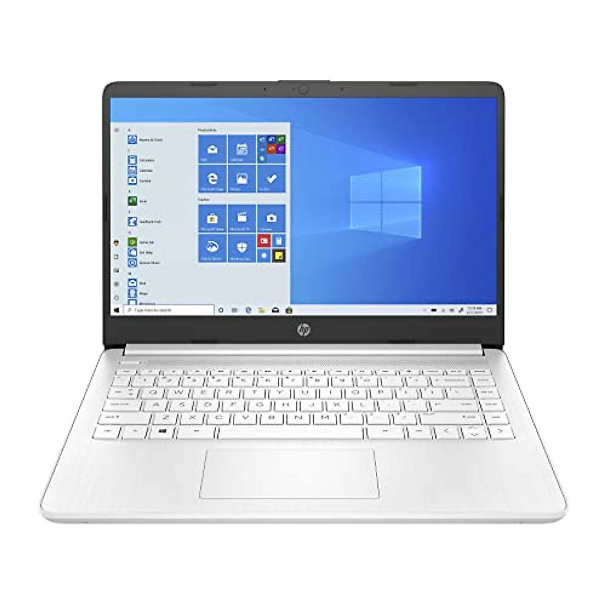 HP 14z-fq000 Home & Business Laptop Snow White (AMD 3020e 2-Core, 8GB RAM, 128GB SSD, AMD Radeon, 14.0" HD (1366x768), WiFi, Bluetooth, Webcam, 2xUSB 3.1, 1xHDMI, SD Card, Win 11 Home) with Hub