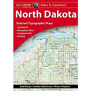 Delorme Atlas & Gazetteer: North Dakota