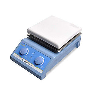 JoanLab SH-4 Magnetic Stirrer Hot Plate, 380°C Ceramic Hotplate, 5L Large Capacity, 0-1600 RPM Mixing Speed, for Laboratory Heating and Stirring with 1 Year Warranty