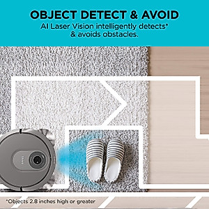 Shark AI Robot Vacuum, Black/Silver (RV2001)