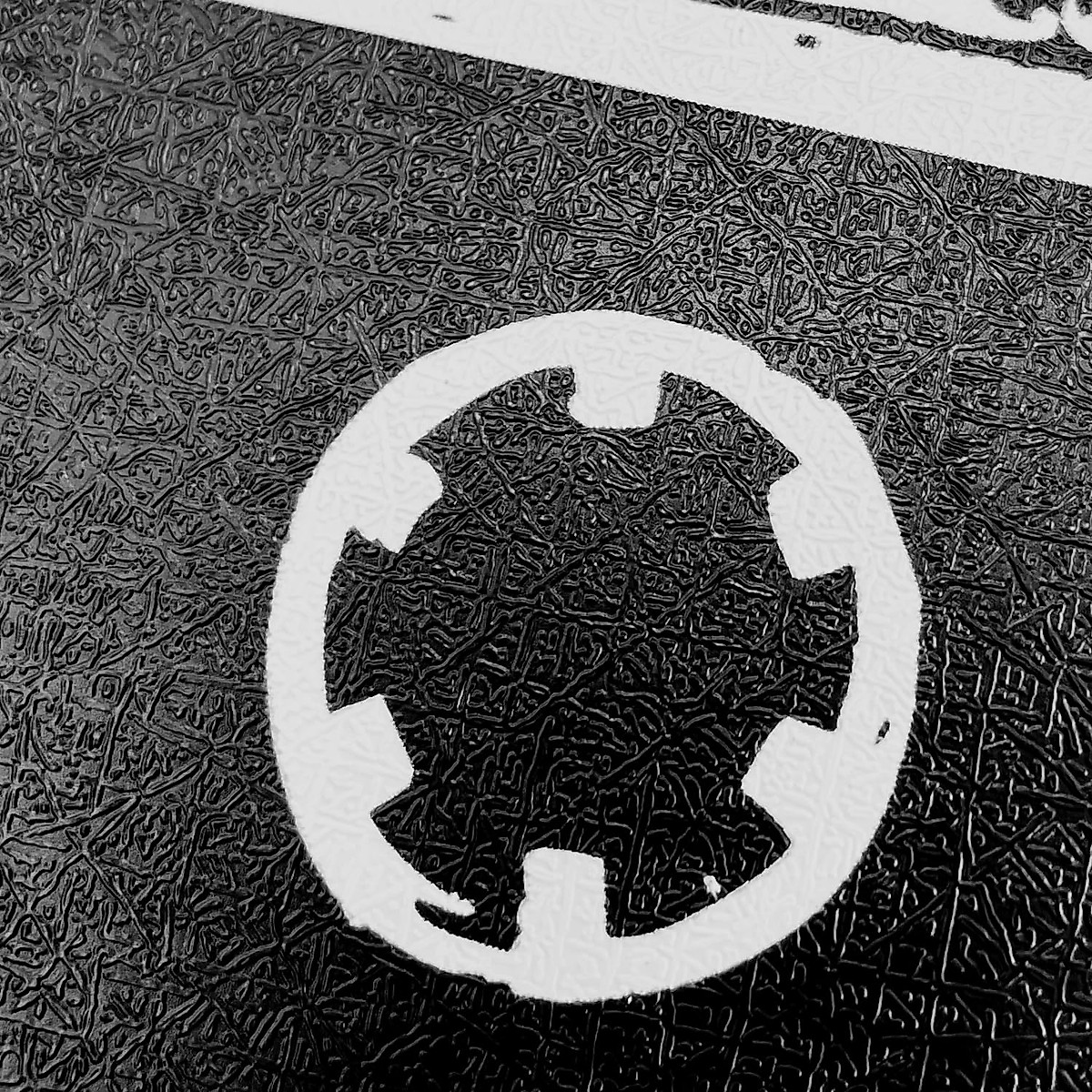 Yifely Black White Drawer Covering Paper Retro Cassette Shelf Liner Countertop Door Sticker 17.7inch by 9.8 Feet