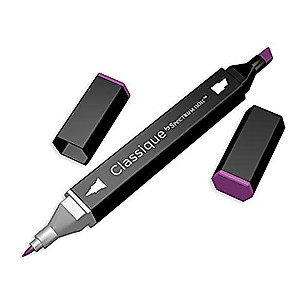 Spectrum Noir Classique Blend Alcohol Marker Dual Nib Pens Set-Purples-Pack of 6