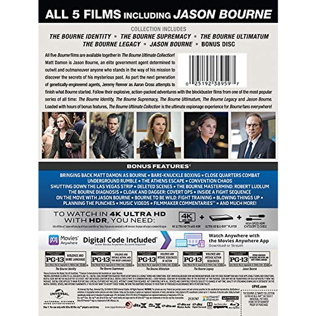 The Bourne Ultimate Collection [4K Ultra HD] [4K UHD]