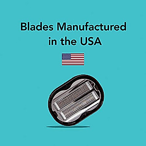 Premium Omnishaver with White Travel Case - The Fastest Way to Shave Head, Legs, Arms, Body | an Alternative to Disposable Shaving Razors Self Cleans & Strops During Use | Bald Head Shaver for Men