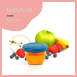 Babymoov Leak Proof Storage Bowls | BPA Free Containers With Lids, Ideal to Store Baby Food or Snacks for Toddlers (PICK YOUR SET SIZE)