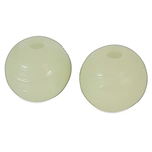 Chuckit Max Glow Ball Dog Toy, Medium (2.5 Inch Diameter) for Dogs 20-60 Lbs, Pack Of 2