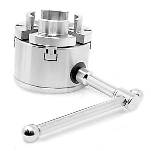 WEN LA4275 2.75-Inch 4-Jaw Self-Centering Keyed Lathe Chuck Set with 1-Inch x 8TPI Thread