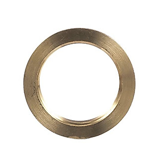 Encore Brass Flanged Locknut 1-1/2" NPT, Retail Packaging
