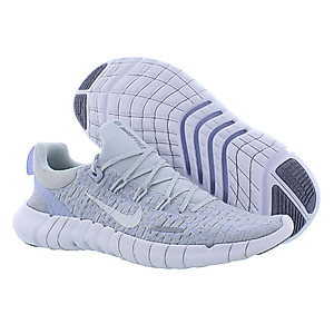 Nike Free Rn 5.0 2021 Womens Shoes Size 8, Color: Grey/White/Silver