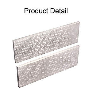 S SATC Diamond Sharpening Stone 2 Side Grit 400/1000 Diamond Plate Honing Stone 8-inch Hone Sharpener