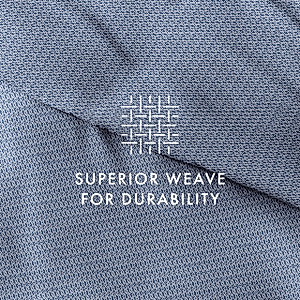 Linen Market iEnjoy Home Hotel Collection Premium Ultra Soft Blue Diamond Pattern 3 Piece Duvet Cover Set, Navy, Queen/Full