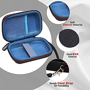 LTGEM Hard Case Compatible with Samsung T7 Shield T9 Portable SSD Solid State Drive,Blue