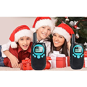 Rechargeable Walkie Talkies for Adults 5 Mile Long Range Boys Walkie-talkies 2 Pack 22CH 0.5W License Free FRS Two Way Radio with Flashlight Easy to Use for Family Camping Trip