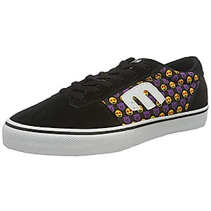 Etnies womens Calli-vulc Women's Skate Shoe, Black/Yellow, 7.5 US