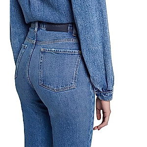 7 For All Mankind Women's Logan Stovepipe Straight Leg Jeans in Explorer