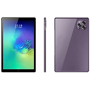 2023款10.1寸平板电脑4G八核2K屏幕智能游戏平板电脑 (4GB+64GB 全网通4G, 紫色)