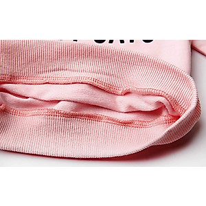 MIEKISA Baby Girls Newborn 3PCS Top T Shirt Pants Headband Infant Clothing Sets (0-6 Months, Pink)