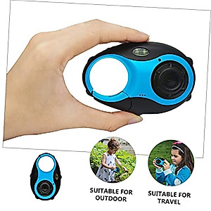 HONMEET Teens Blue Kids Lanyard Hanging Digital Screen Beginners with Mp Girls Portable Shockproof Video Rechargeable Toddler Camera Children for or Inch and Photography Recorder