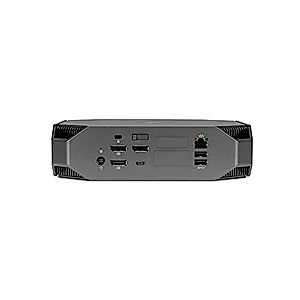 HP Z2 Mini G4 Workstation Bundle with Intel Xeon E-2144G, 16GB DDR4, 256GB NVMe SSD, 2 x HP Z27n Monitors, Quadro P600 Graphics, Wireless Keyboard and Gel Pad, Windows 10 Pro