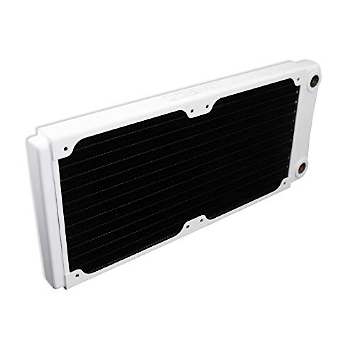 XSPC TX240 Ultra Thin Radiator, 120mm x 2, Dual Fan, White