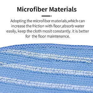 neutop Replacement Microfiber Mopping Pads Compatible with Ecovacs Deebot OZMO T5, N7, 920, 950 Robot Vacuums, 12-pack.