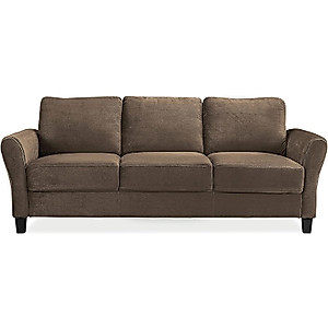 Generic 3-Seater Premium Fabric Sofa, Stylish and Comfortable Living Room Furniture, Camel