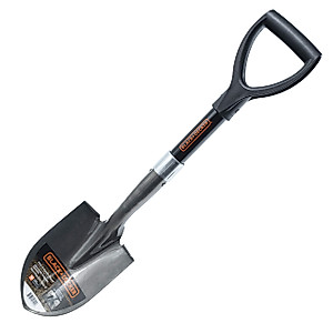 Black & Decker BD1515 D-Handle Mini Garden Shovel, 26 in, Black
