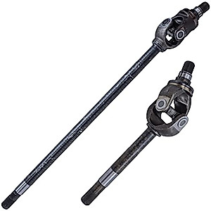 Detroit Axle - Front 2pc U-Joint CV Axles for 2005-2014 Ford F-250 F-350 Super Duty, 2 U-Joint CV Axles Assembly 2006 2007 2008 2009 2010 2011 2012 2013 Replacement
