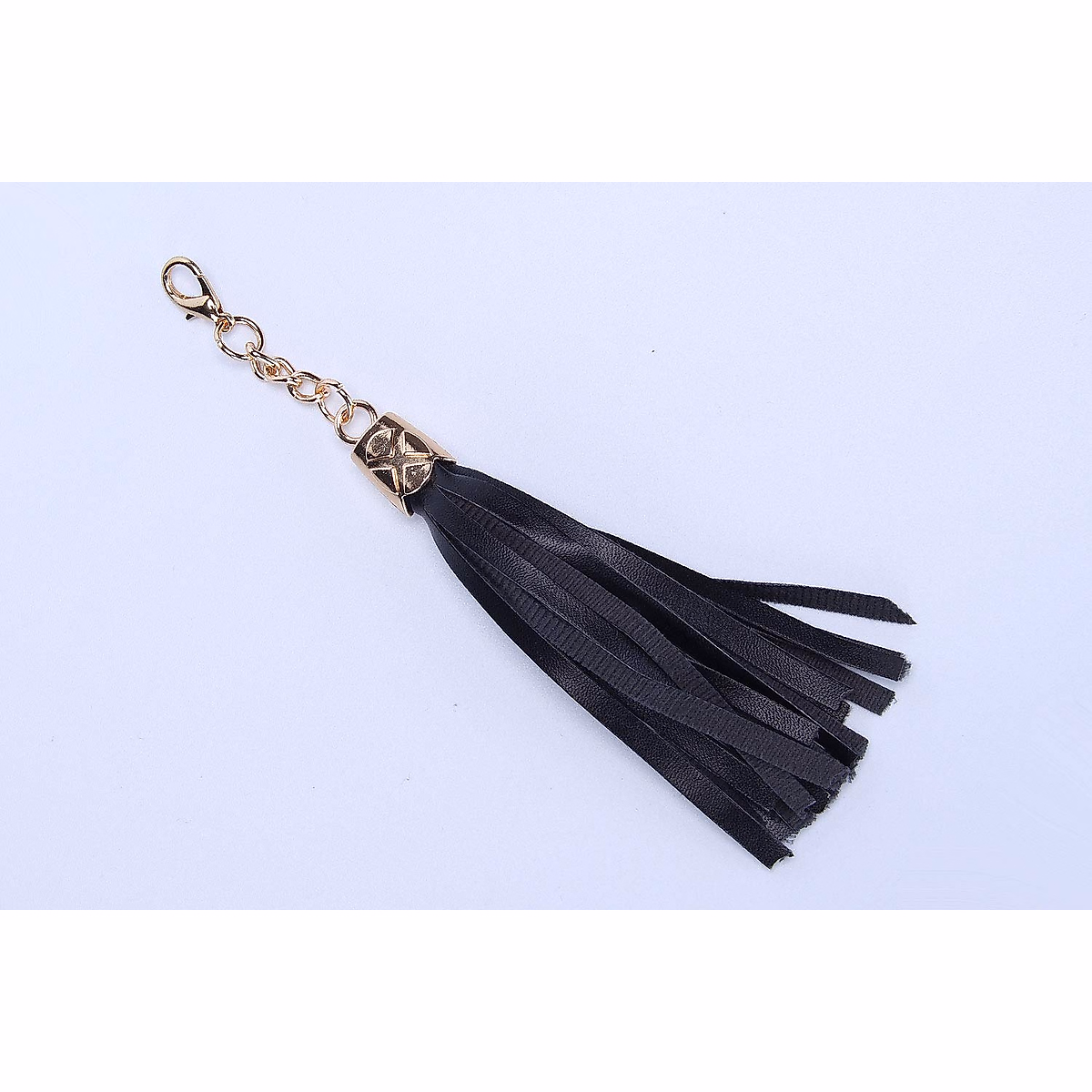 VanEnjoy Purse Strap Replacement with Tassel,Microfiber Nubuck Leather for Crossbody Bag or Handbag (0.5" Wide-Gold Metal)