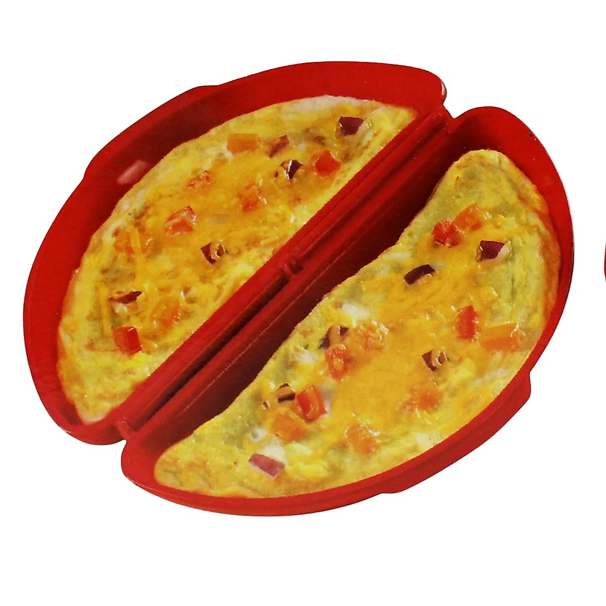 Dependable Industries inc. Essentials Microwaveable Microwave Omelet Pan and 2 Cavity Egg Poacher Set BPA Free Plastic Quick Egg Maker