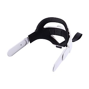 SOLUSTRE Headband vr Gaming Support vr Headset Band vr Cushion Strap Replacement vr Strap vr Glasses Belt vr Stand Non Slip vr Band abs Earphone Belt White
