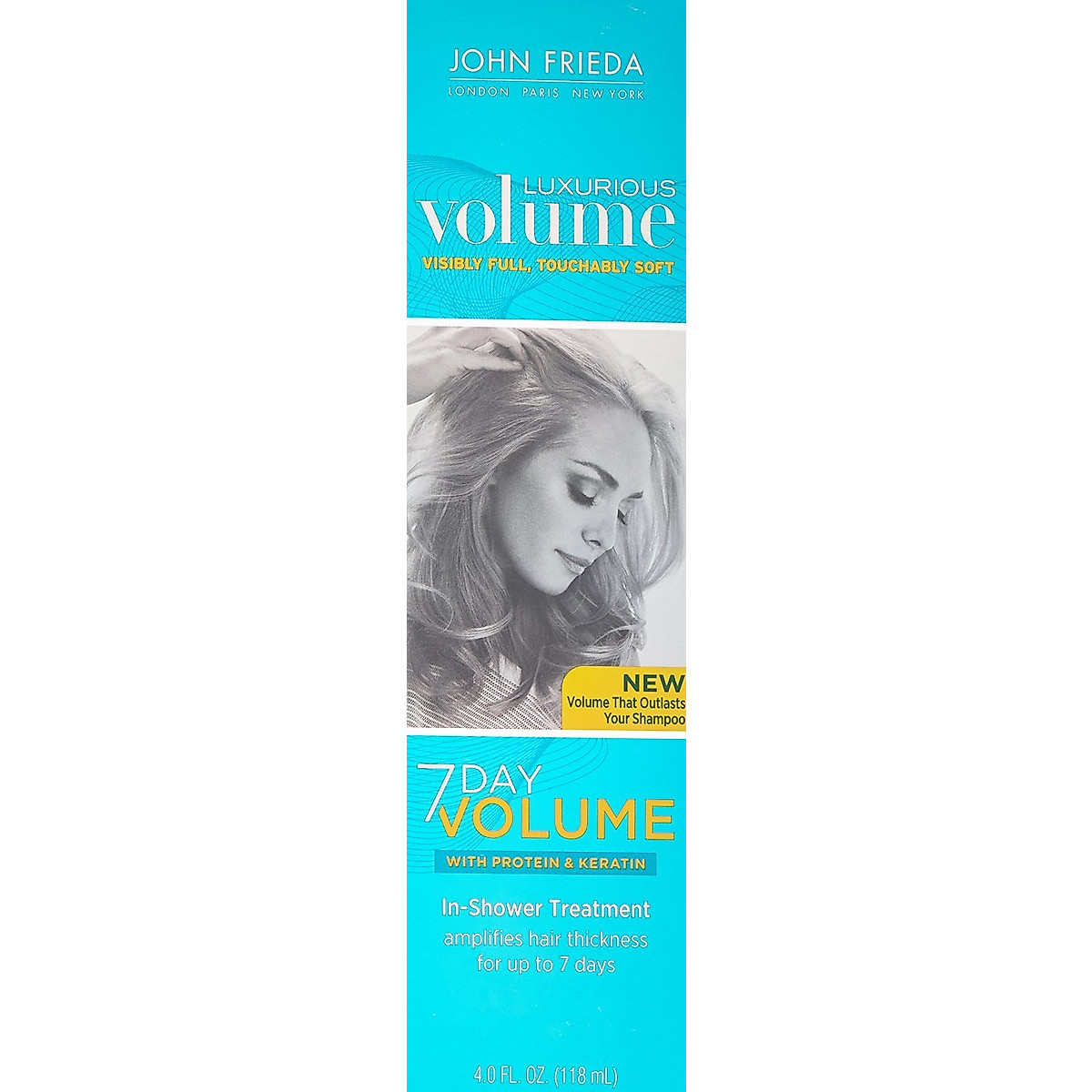 John Frieda Luxurious Volume 7-Day Volume Treatment 4 Ounce (118ml) (2 Pack)