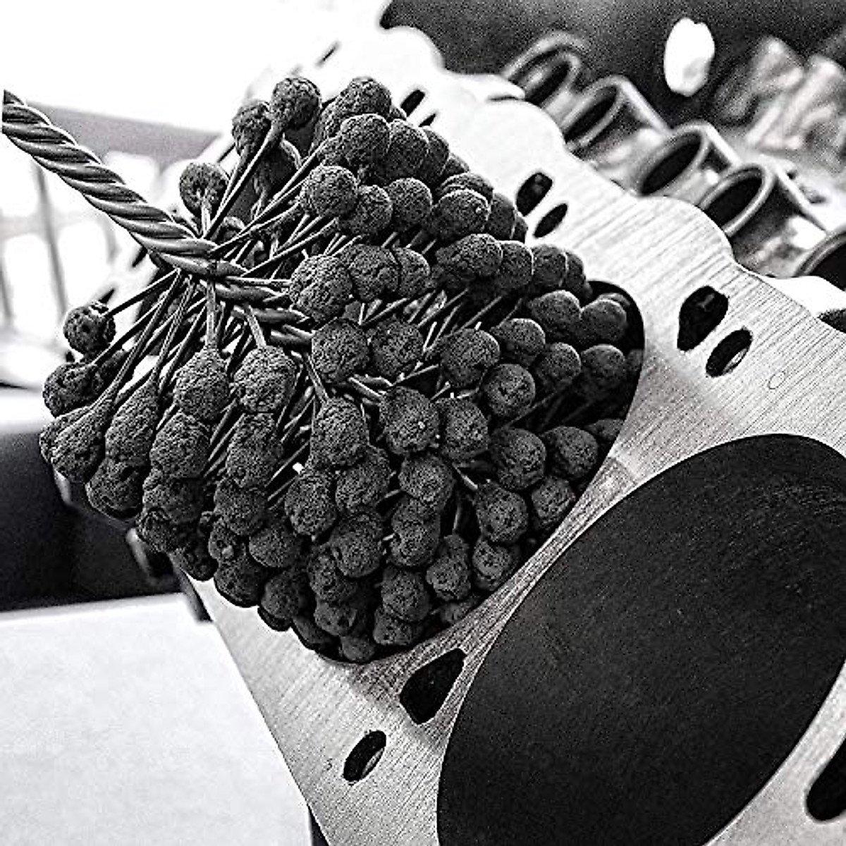 Weiler 34311 Crossflex Standard Duty Bore Brush, 6MM Dia, 120SC with Collet