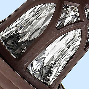 Uonlytech Solar Landscape Light Solar Ground Lights Solar Lawn Light Night Lights Solar Pathway Lights Driveway Lights Exterior Solar Powered Lights Solar Light for Outside Led Garden Light