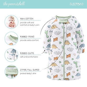 The Peanutshell Baby Layette Gift Set for Baby Boys - 23 Piece New Born Baby Boy Gift Set, Baby Clothes & Newborn Essentials Must Haves - Newborn Baby Boy Clothes 0-3 Months - Dinosaur