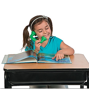 Fun Express Read to Self Auditory Feedback Whisper Phones for Kids, 12 Pack - Speech Therapy Teaching Aide – Accelerate Reading Fluency, Comprehension and Pronunciation for Preschool and Kindergarten