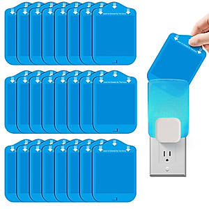 Qualirey 25 Pack Fly Trap Refill Cartridges Compatible with Raid Essentials Flying Insect Light Trap, Light Trap Refills Strong Glue Card for Fly Insect Bug Mosquito Gnat Trap Indoors