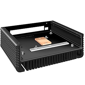 KingnovyPC Upgrade Firewall Micro Appliance, 4 Port i226 2.5GbE LAN Fanless Mini PC Celeron N100,No DDR5 No NVMe SSD Gigabit Ethernet AES-NI VPN Router Openwrt Barebone