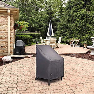 TRIARMOR High Back Patio Chair Cover Waterproof Outdoor Chair Cover