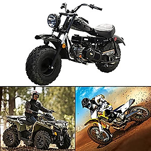 MWMNUN 70" Braided Hydraulic Brake Hose Line Pipeline Compatible with Chinese GY6 Scooter ATV Dirt Bike Go Kart 10mm Banjo Ends 178CM