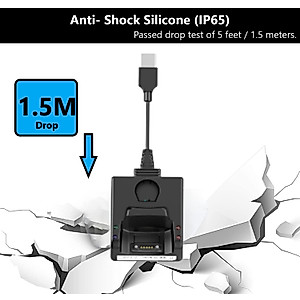 Posunitech Charging Cradle Charging Base Charging Dock for 1D/2D Imager Mini Pocket Barcode Scanner Warehouse Pickup Barcode Reader