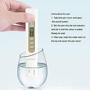 Moor TDS Meter 2-in-1 Digital Tester Pen for Drinking Water, Hydroponics, Coffee, Aquarium, Pool, Hot Tub, Spa, Filtration, RO System - Detect PPM, EC, and Hardness (TDS)