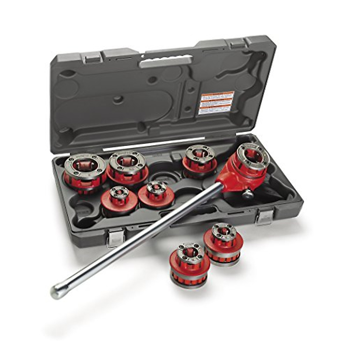 RIDGID 36475 Model 12-R Exposed Ratchet Pipe Threader Set with Carrying Case