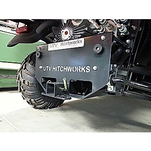 UTV Hitchworks (UTV-XSE) Skid Plate and Receiver Hitch Extension