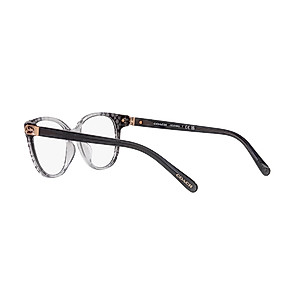 Coach HC6194U Universal Fit Prescription Eyewear Frames, Grey Gradient Signature C/Demo Lens, 52 mm