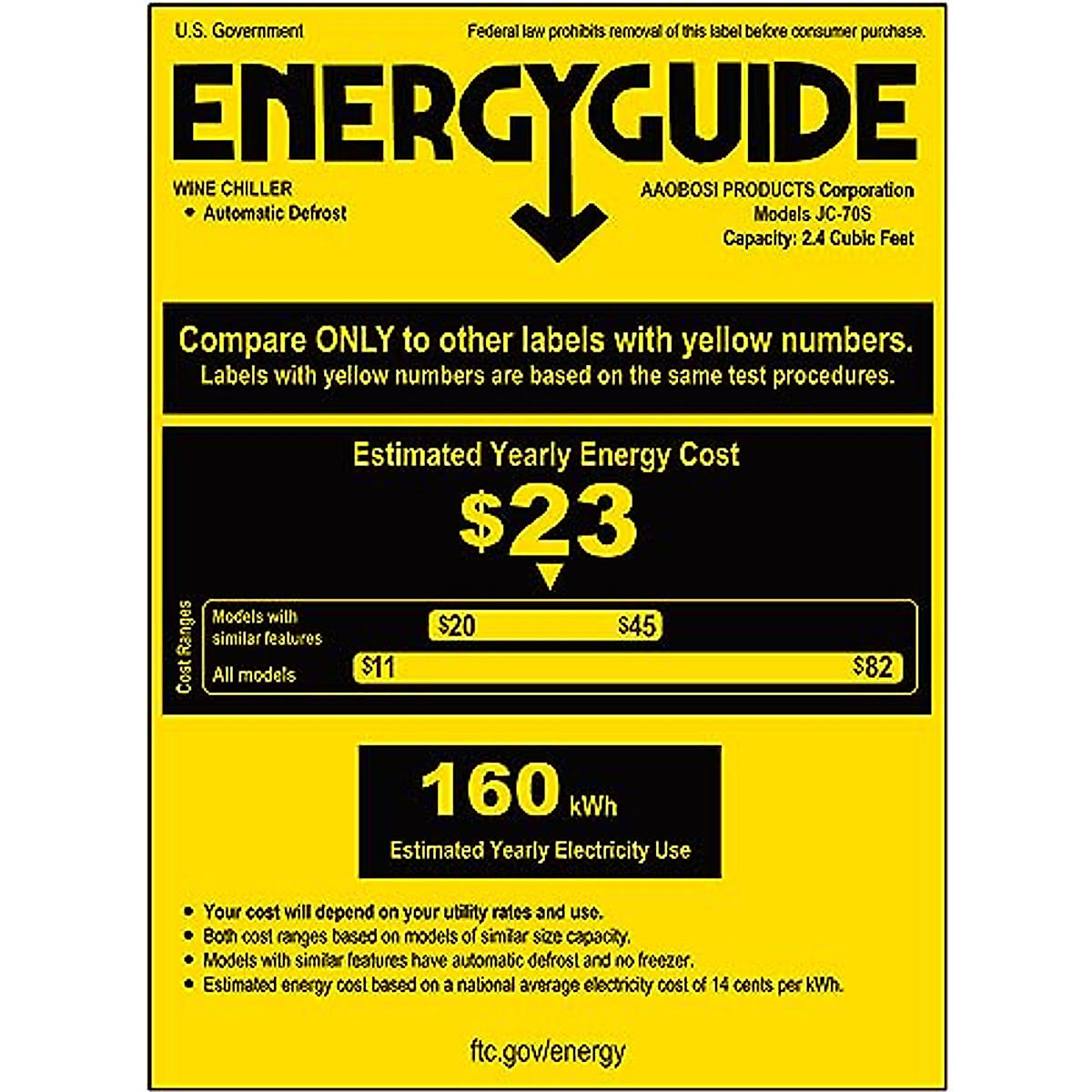 AAOBOSI Wine Fridge, 24 Bottle Wine Cooler 46-66℉ Beverage Wine Refrigerator, Glass Door Free Standing Mini Wine Cellar with Adjustable Shelves and Temperature Memory for Bar, Home, Condo